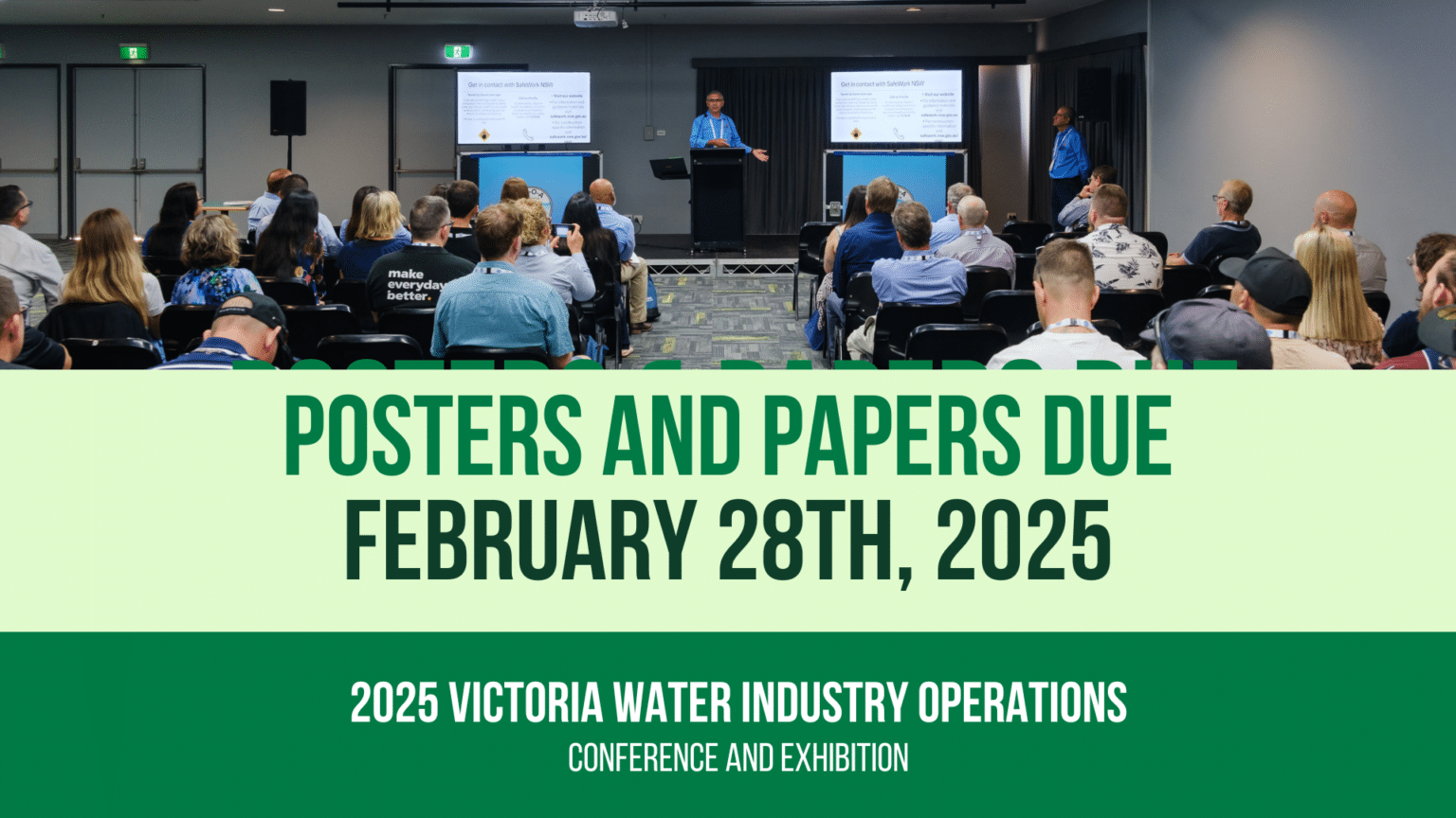 Papers and Posters due | 2025 Victoria Water Industry Operations ...